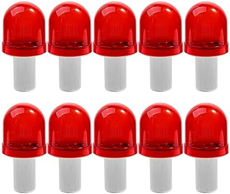Amazon.com: 4-Pack LED Traffic Cone Lights - Emergency Flashing Warning ...