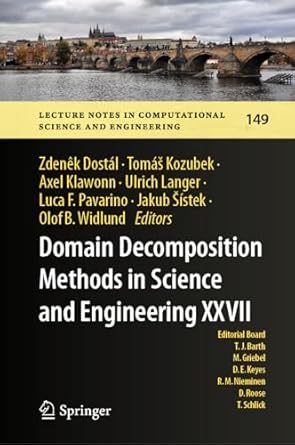 Domain Decomposition Methods in Science and Engineering XXVII (Lecture ...