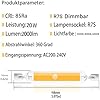 Dvnoua R7S LED 118mm Dimmbar, 20W R7S LED Lampen Glühbirne Ersatz für ...