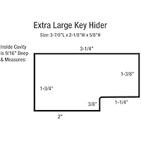 Amazon.com : Lucky Line Extra Large Magnetic Key Hider Case Key Holder ...