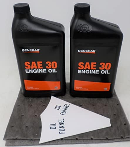 Amazon.com: Generac 0J5004 SAE 30 Engine Oil Quart (Pack of 2) : Automotive