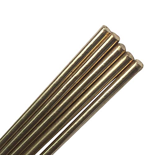 Generic 6pcs/set Brass Welding Solder Rods 2 * 450mm Platinum Jewelry ...