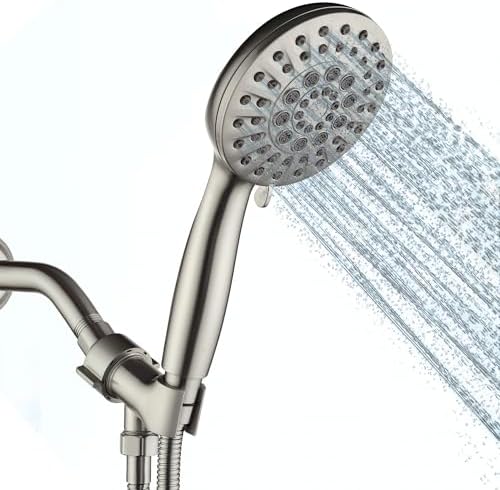 HydroRoller Massage 3-Spray 7.5 in Dual Handheld Shower Head with Body ...