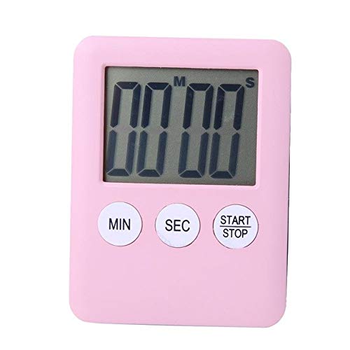 Buy Generic Pink: LCD Screen Kitchen Timer Alarm Clock to Remind The ...