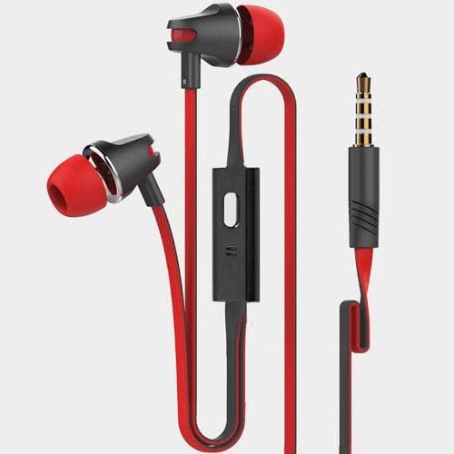 Best Red Wired In-Ear Earphones with Mic : Amazon.in: Electronics