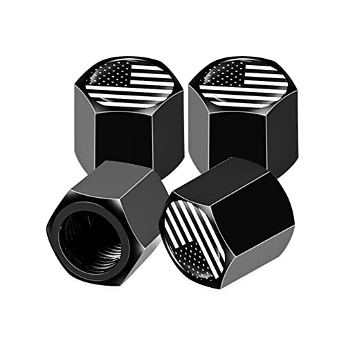 Ajxn 4 Pack Skull Car Wheel Tire Valve Stem Caps Airtight Dust Proof ...