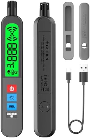 ODORSIN Natural Gas Leak Detector Rechargeable with Audible & Visual ...