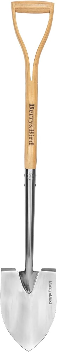 Amazon.com : Shovel for Digging,Round Shovel, Garden Tool with D-Handle ...