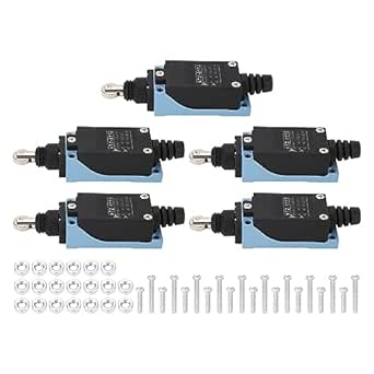 Roller Lever Arm Limit Switch Double Spring Mechanism IP66 5 Pcs 250V ...
