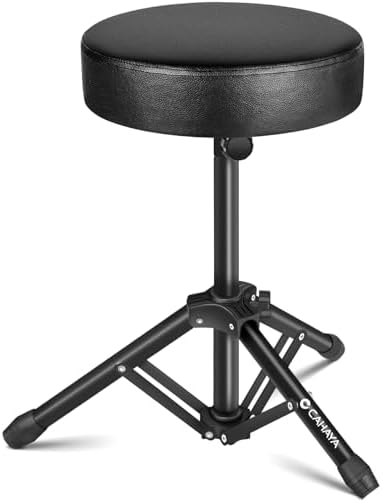 Amazon.com: CAHAYA Drum Throne Adjustable Height Drum Stools Padded ...