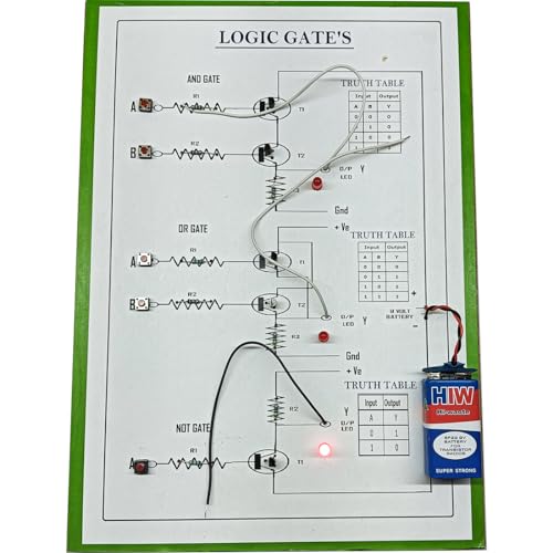 LOGIC GATES USING TRANSISTOR WORKING MODEL and PROJECT - Price History
