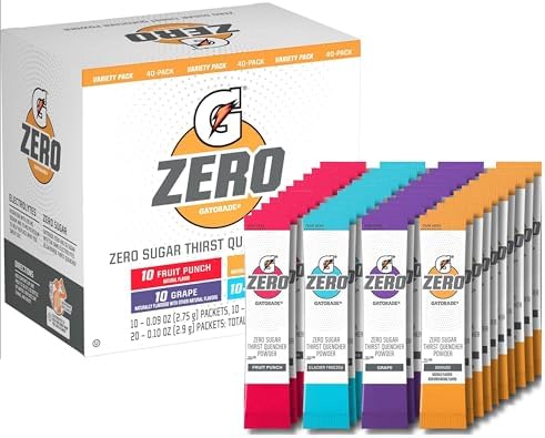 Amazon.com : Gatorade G Zero Powder Variety Pack - 40 count - Gatorade ...
