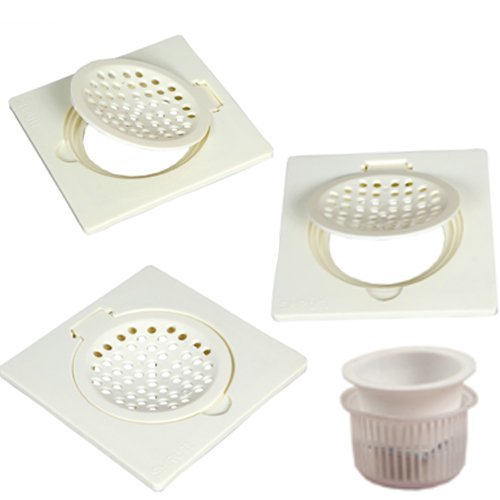 SHRUTI PVC 6" x 6" Cockroach Jali, Gutter Jali, Drain Water Out Let ...