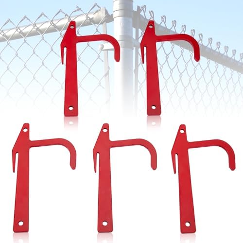 Amazon.com : Herbert-fty 6 Pcs Chain Link Fence Metal Banana Clip,Fence ...