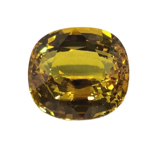 GemsTech Gorgeous Yellow Sapphire Stone 9.25 Carat Pukhraj Stone ...