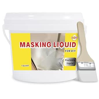 Amazon.com: BBPIG00K Masking Liquid Tape, Transparent Peelable Coating ...