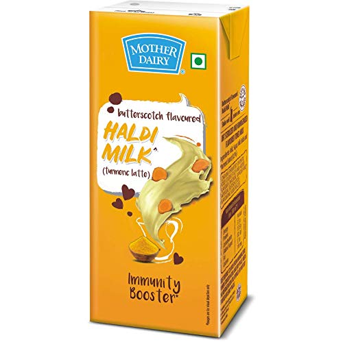 Mother Dairy Haldi Milk TP, 200 ml (Pack of 30) : Amazon.in: Grocery ...