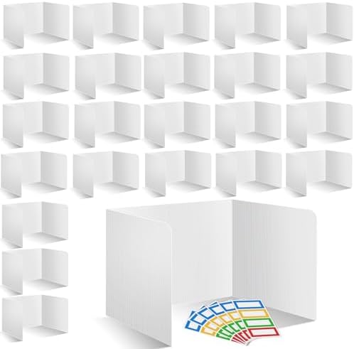 Amazon.com : 24 Pcs Desk Dividers for Students 14 × 17.5 × 14 Inch ...