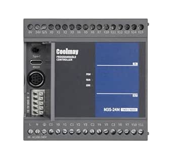 PLC Programmable Controller M3S-24MT DC Transistor Module with Base ...