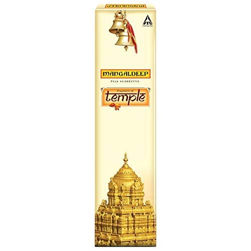 Mangaldeep Fragrance of Temple Sandal Agarbatti - 84 Sticks : Amazon.in ...