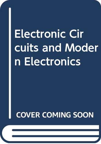 Electric circuits and modern electronics: Anderson, L. W: 9780030853968 ...