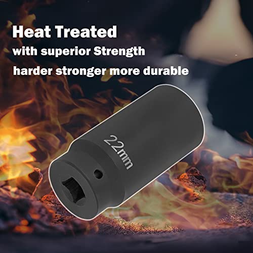 Snapklik.com : 77110 Harmonic Balancer Socket 22mm Crank Bolt Socket ...