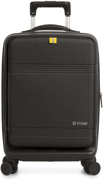 Amazon.com | biaggi Runway Hybrid Carry-On Luggage - Polycarbonate ...