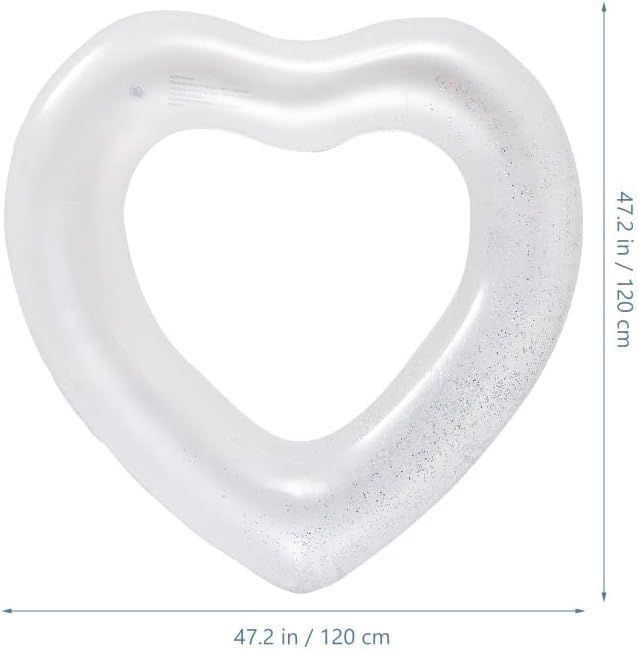 elebaby Rubber Ring, Inflatable Ring Sequins Rubber Ring for Adults ...