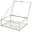Amazon.com: REDHUGO Large Glass Boxes for Display Handmade, Mirrored ...