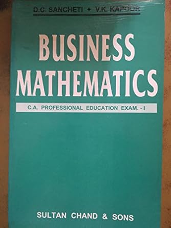 Buy BUSINESS MATHEMATICS Book Online at Low Prices in India | BUSINESS ...