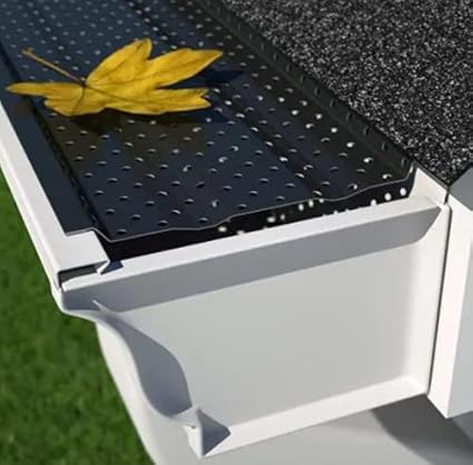 E-Z-GUTTER GUARD Smooth Flow Gutter Guards 200' Carton (Black) - Amazon.com