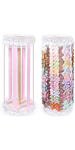 Amazon.com : POVETIRE Headband Holder Bow Organizer for Girls,360 ...