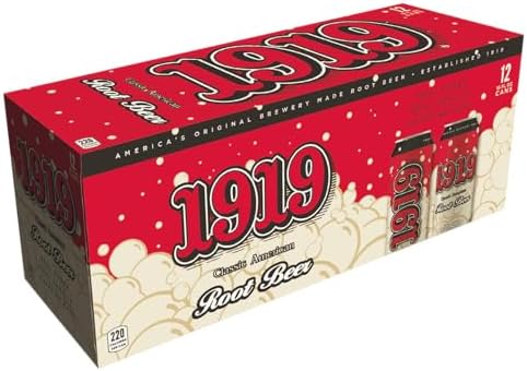 Amazon.com : 1919 Classic American Root Beer (12 Pack) 16oz Cans ...