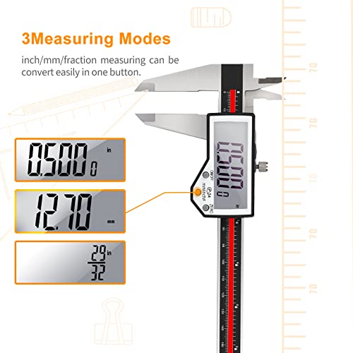 Snapklik.com : Digital Caliper, 8 Caliper Measuring Tool Extreme ...