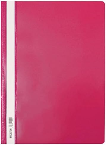 OFFICE CENTRE 10 x Pink Clear Cover A4 Presentation Project Folders ...