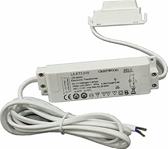 Electronic Dimmable Transformer 3 Way Socket 20-60w for LV Halogen SELV ...