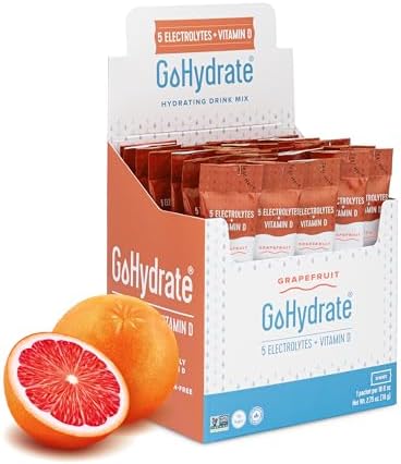 Amazon.com: GoHydrate Electrolyte Drink Mix - A Naturally Flavored ...