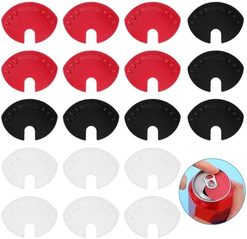 Amazon.com: Sibba 18 Pcs Soda Can Covers Lids Can Sealer Plastic Pop ...