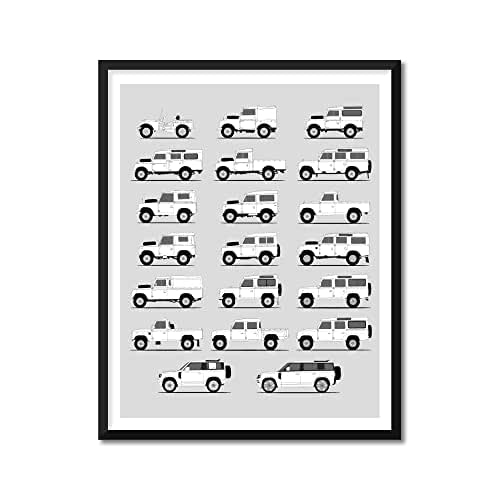 Amazon.com: Idea Network History of Land Rover Defender 88 90 110 130 ...