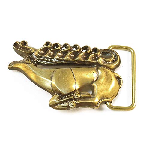 Amazon.com: Belt buckle Scythian deer, Handmade Scythian art ornamental ...