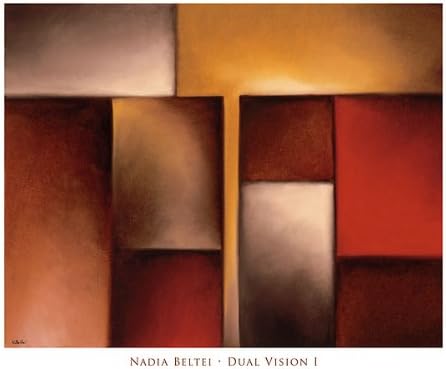 Amazon.com: Dual Vision I Art Print Art Poster Print by Nadia Beltei ...
