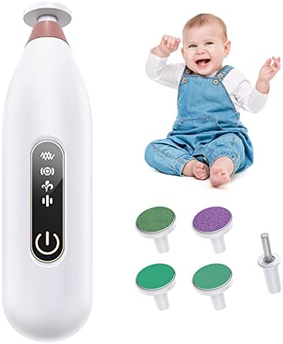 Newborn Nail File,Electric Baby Nail Trimmer,Baby Nail Clippers with ...