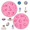 Amazon.com: Space Rocket Silicone Fondant Molds, Astronaut Spaceship ...
