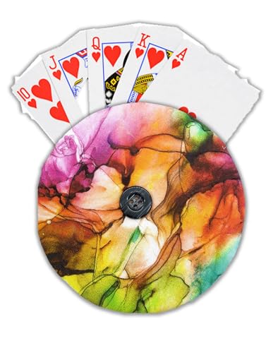 Amazon.com: Unique Gift Set of 2 Playing Cards Holders - Quality Fabric ...