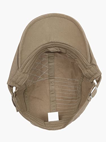 Buy FabSeasons Casual Cotton Golf Flat Caps & Hats for Mens Beige at ...