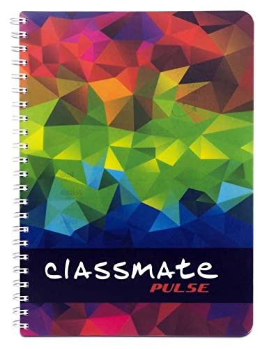 Classmate Pulse Spiral Notebook 250 Page (29 x 21 cm) 5 Subject ...