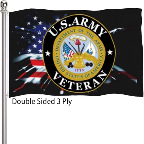 Amazon.com : United States Army Military Service Mark Flag 100D FABRIC ...