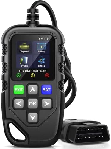 Amazon.com: OBD2 Scanner YM119 Color Screen Code Reader, Easy Setup ...