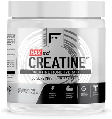 Amazon.com: Flow Supps MAXed Creatine® Monohydrate - Micronized, 60 ...