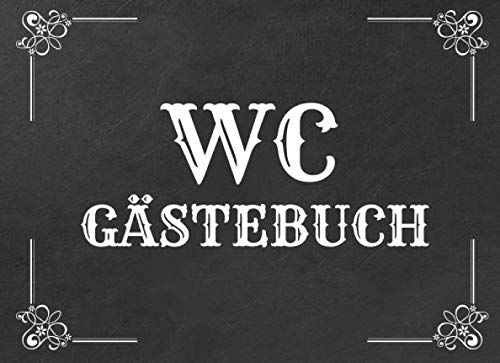 WC Gästebuch: Witziges Eintragebuch für WC Besucher| Perfekte ...